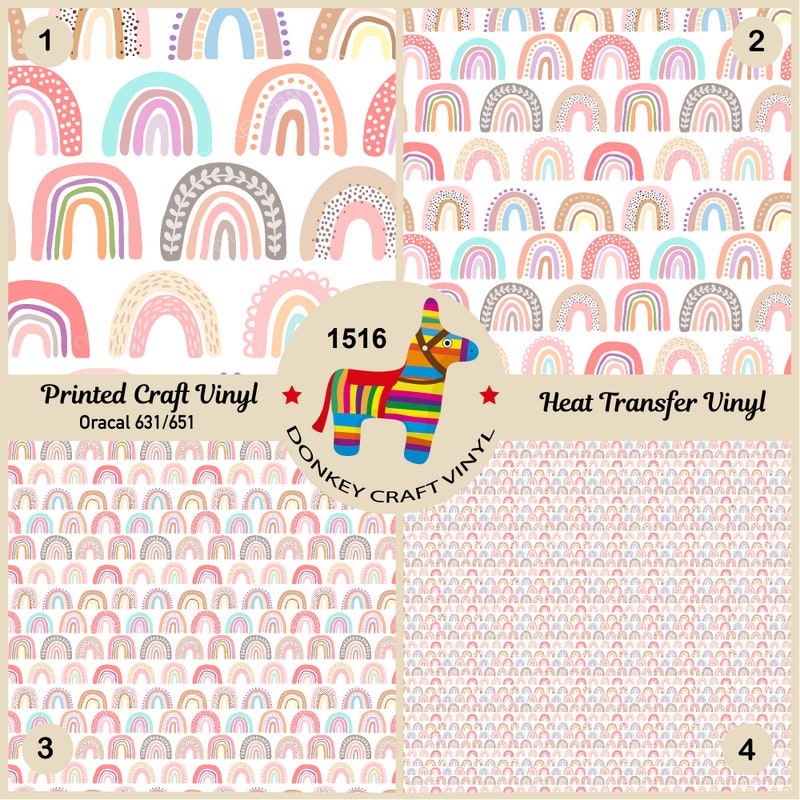 Rainbow Htv Vinyl - Etsy
