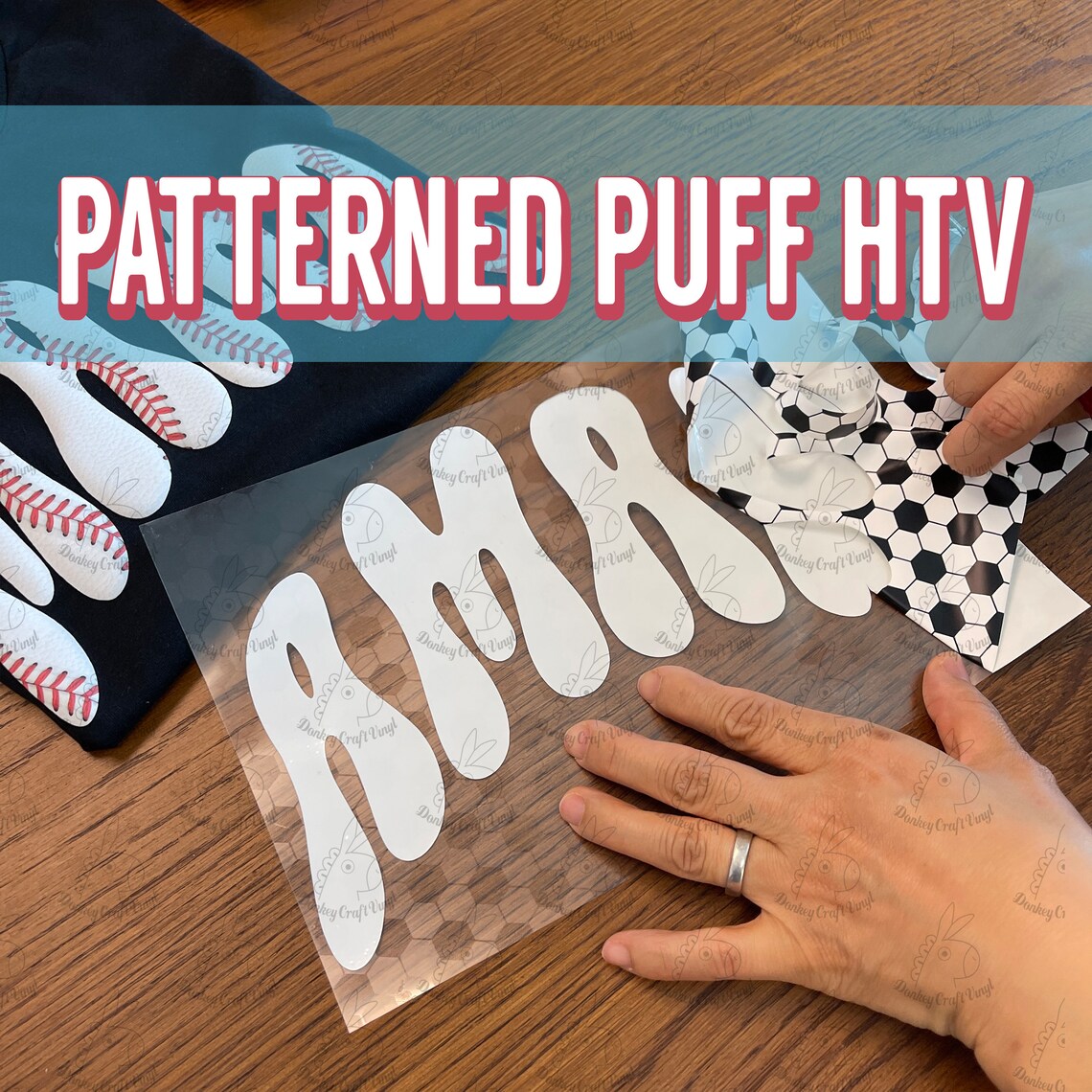 Patterned 3D PUFF HTV SHEETS, Pattern Printed Puff Iron on Vinyl, Puff ...