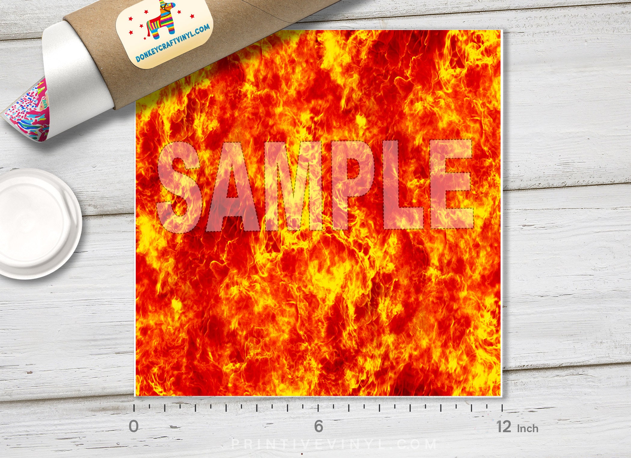 Blaze Fire Flame Printed HTV Pattern Vinyl Iron on Vinyl - Etsy