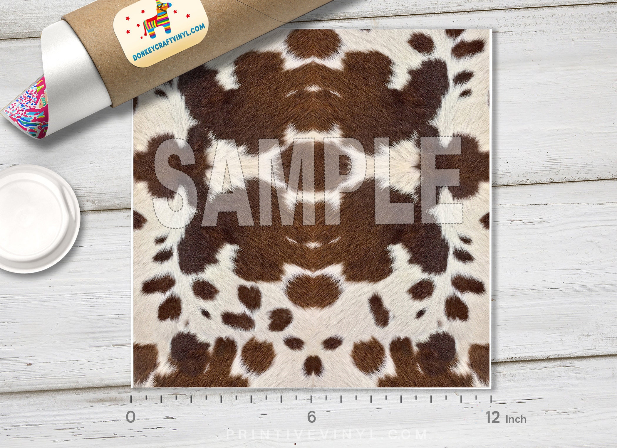 Patterned Vinyl | Cowhide Printed HTV, Animal Print, Adhesive Craft ...