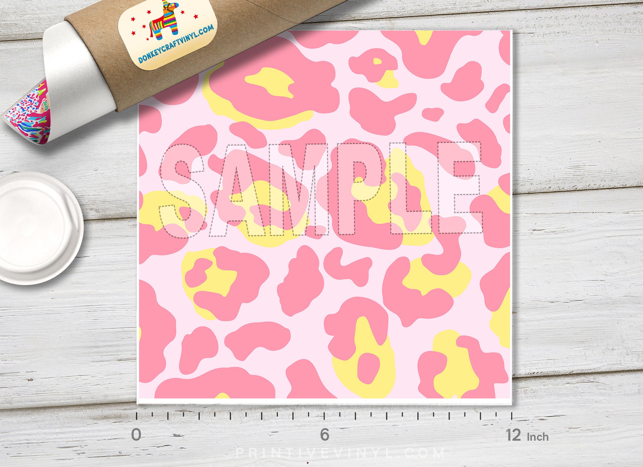 Pastel Leopard Cheetah Animal Printed HTV, Patterned Vinyl, Iron on ...