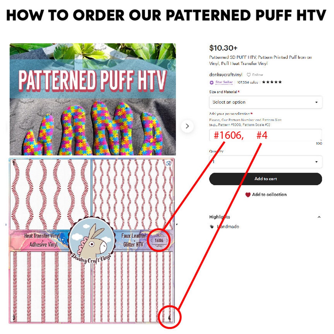 Patterned 3D PUFF HTV SHEETS, Pattern Printed Puff Iron on Vinyl, Puff ...