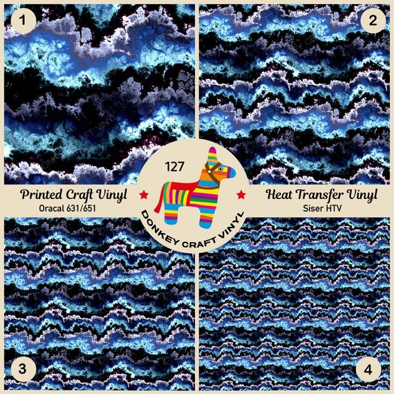 Blue Marble Printed HTV Pattern Vinyl Patterned HTV Iron on | Etsy