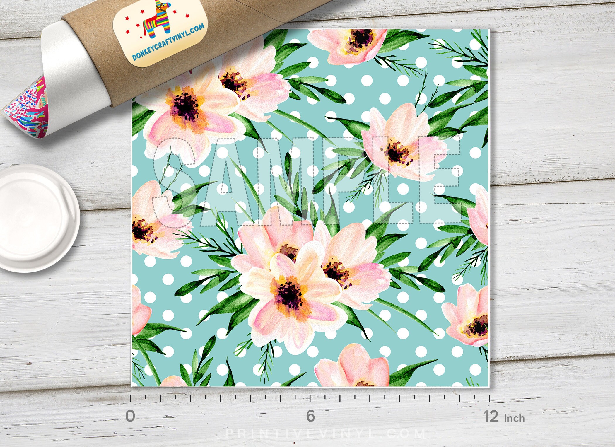 Floral Flower Printed HTV, Pattern Vinyl, Iron on Vinyl, Glitter HTV ...