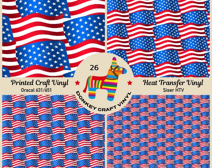 Patriotic Pattern Vinyl, American Flag, Red White, Patterned, Stripe ...