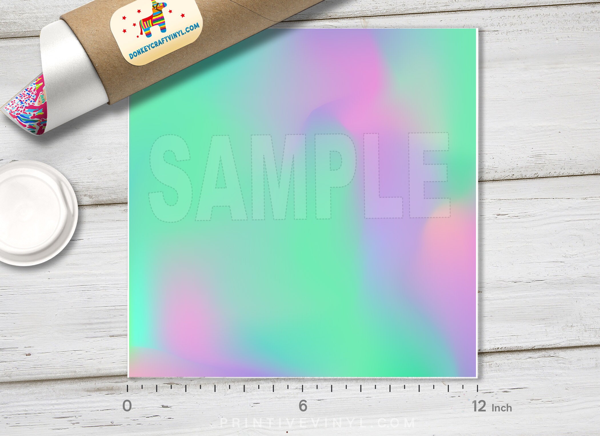 Abstract Iridescent Holographic look Printed HTV Pattern | Etsy