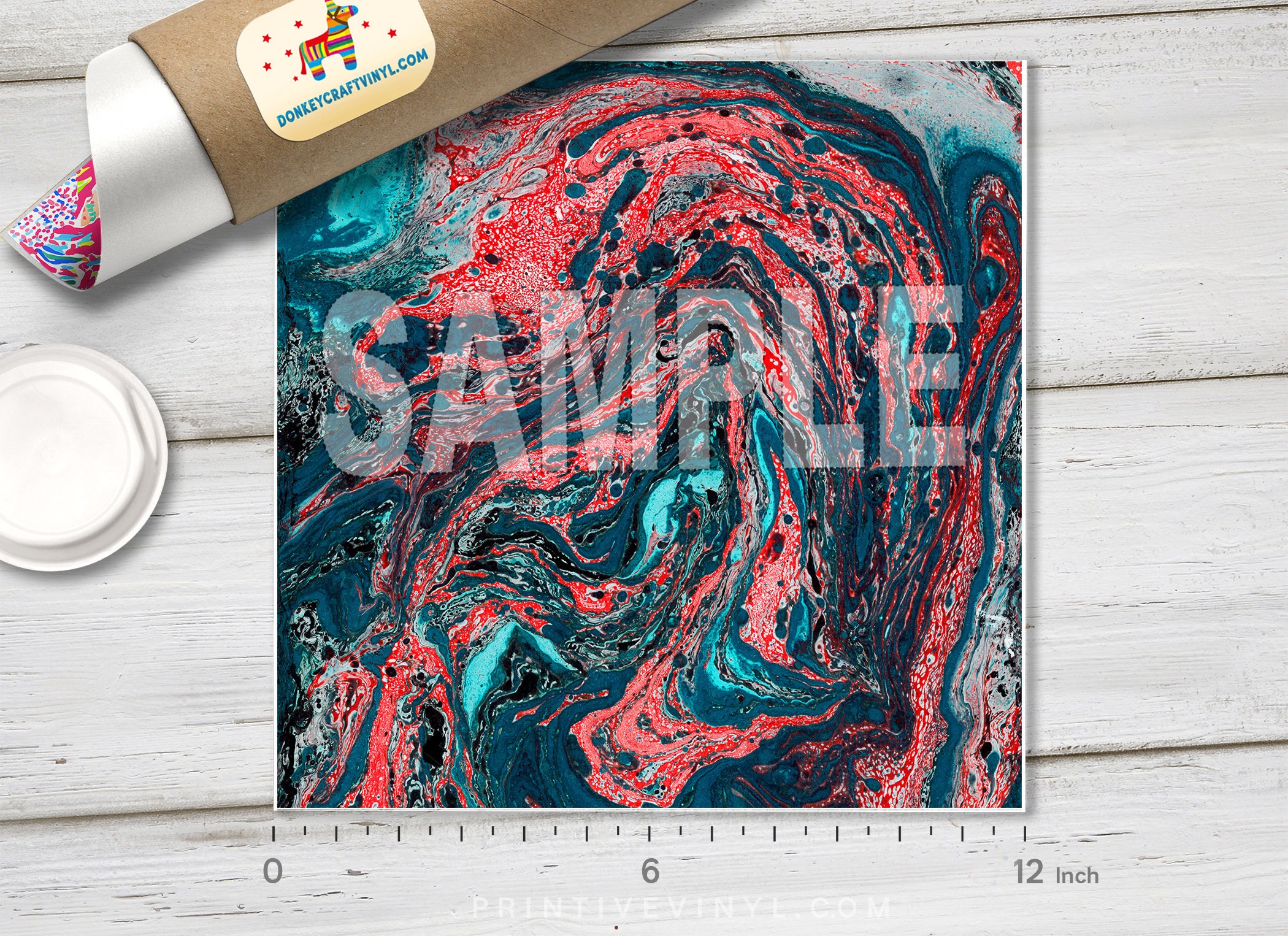 Abstract Marble Printed HTV Pattern HTV Patterned Iron on | Etsy