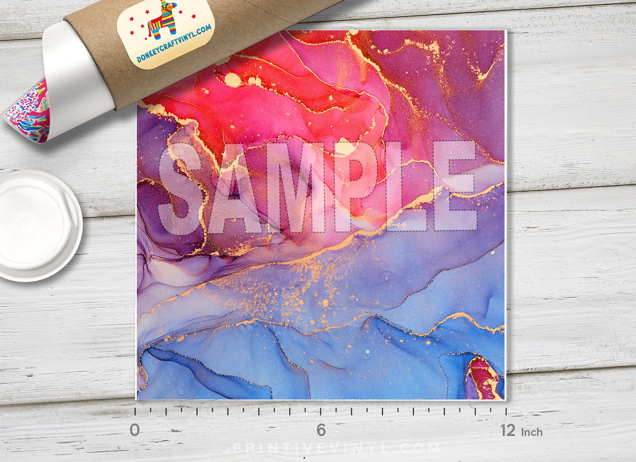 Abstract Alcohol Ink Printed HTV Pattern Vinyl Glitter Puff - Etsy