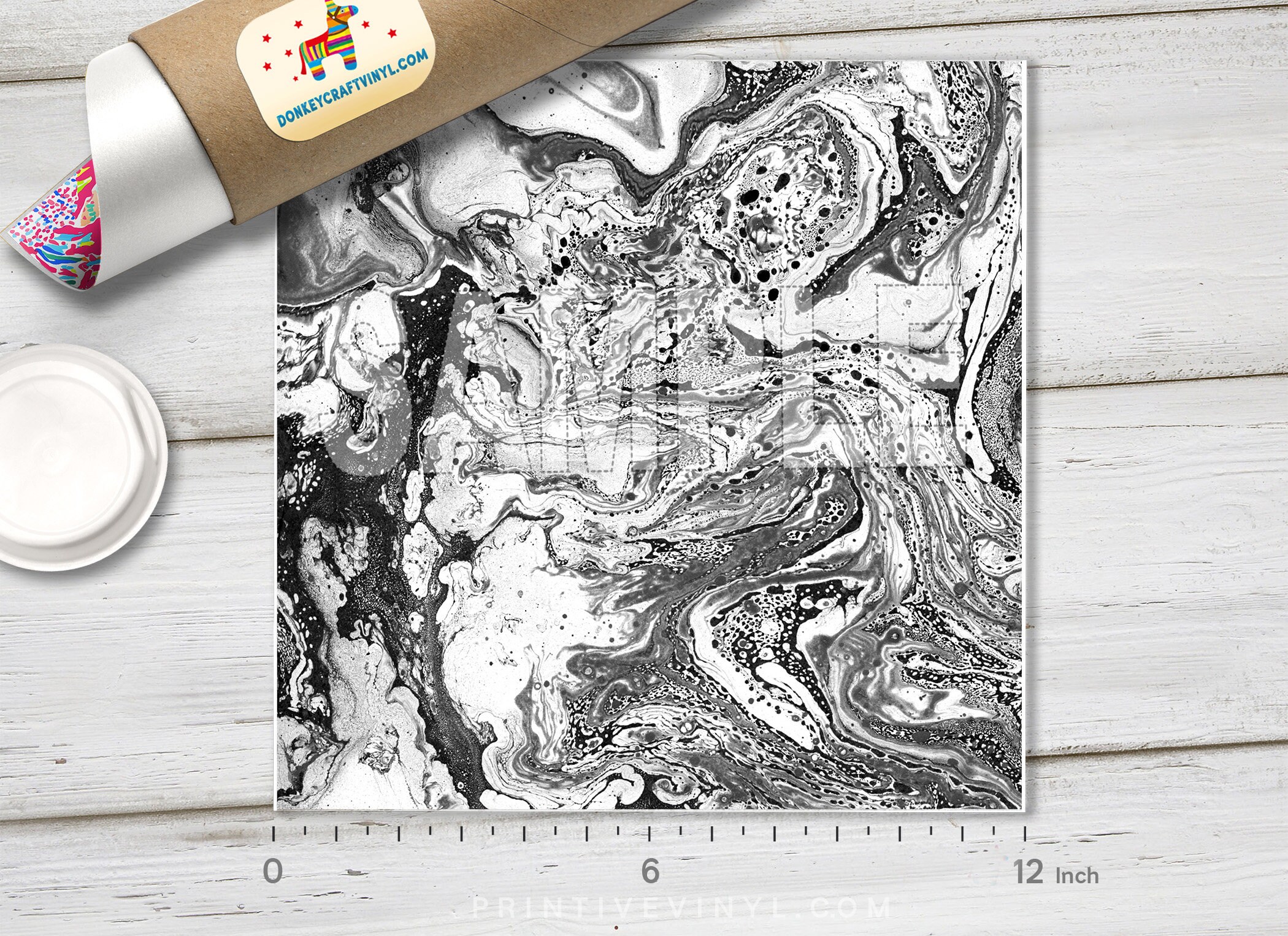 Black Marble Printed HTV Patterned Iron on Vinyl Pattern - Etsy