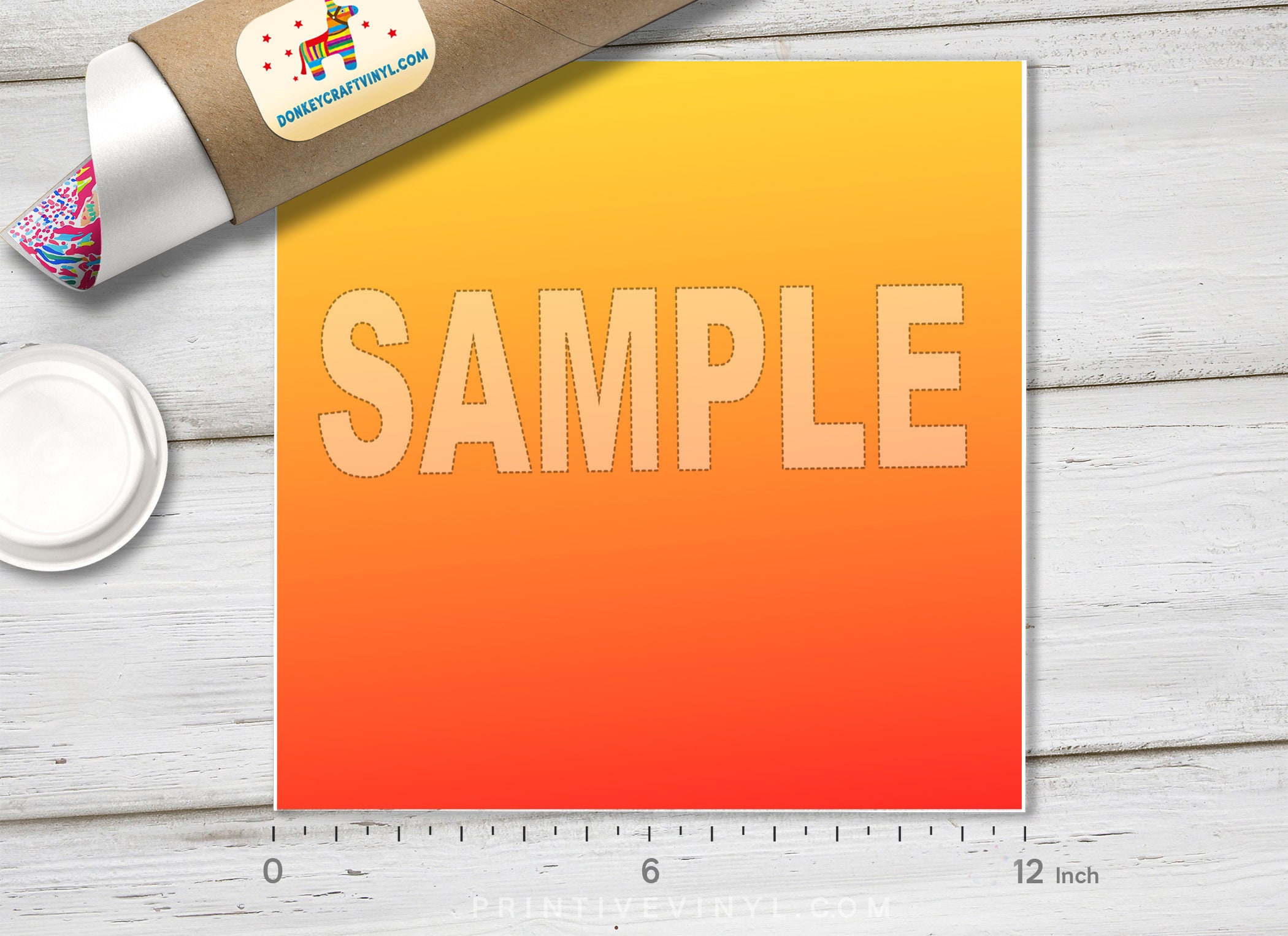 Patterned Vinyl | Soft Color Gradient Ombre Pattern Printed HTV, Iron ...
