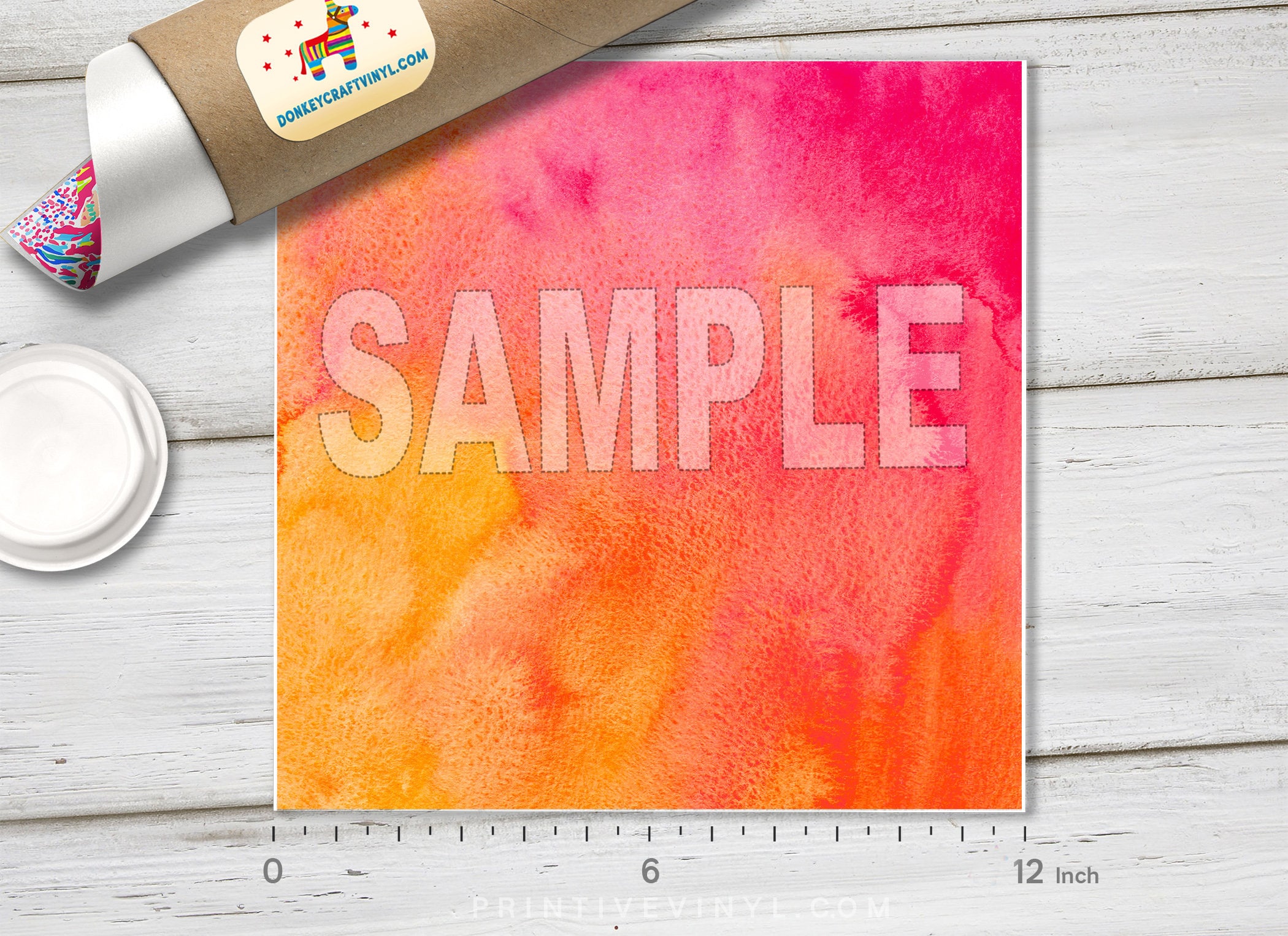 Patterned Vinyl | Watercolor Ombre Pattern Printed HTV, Iron on Vinyl ...