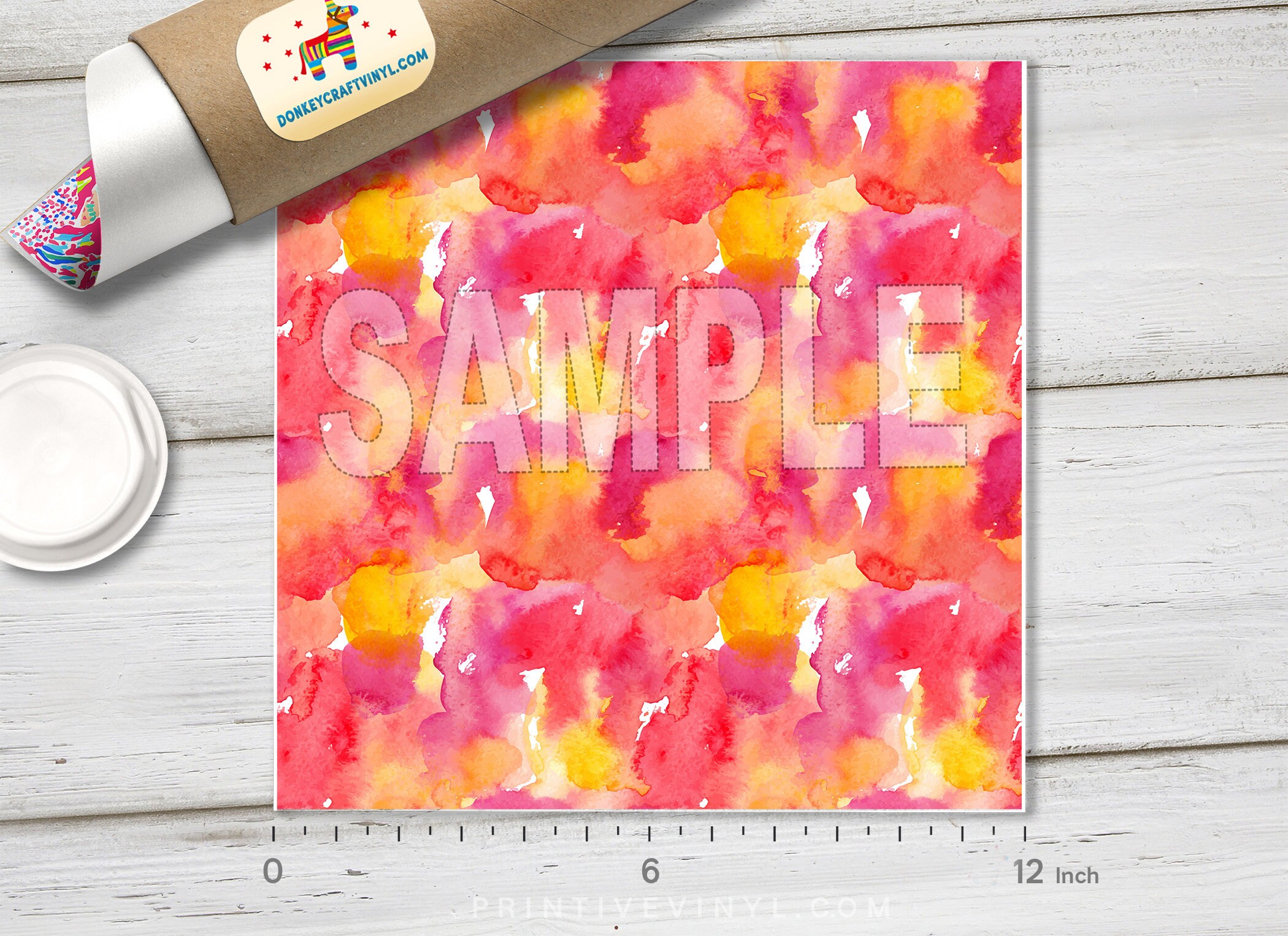 Watercolor Abstract Printed HTV, Pattern Vinyl, Patterned HTV, Faux ...