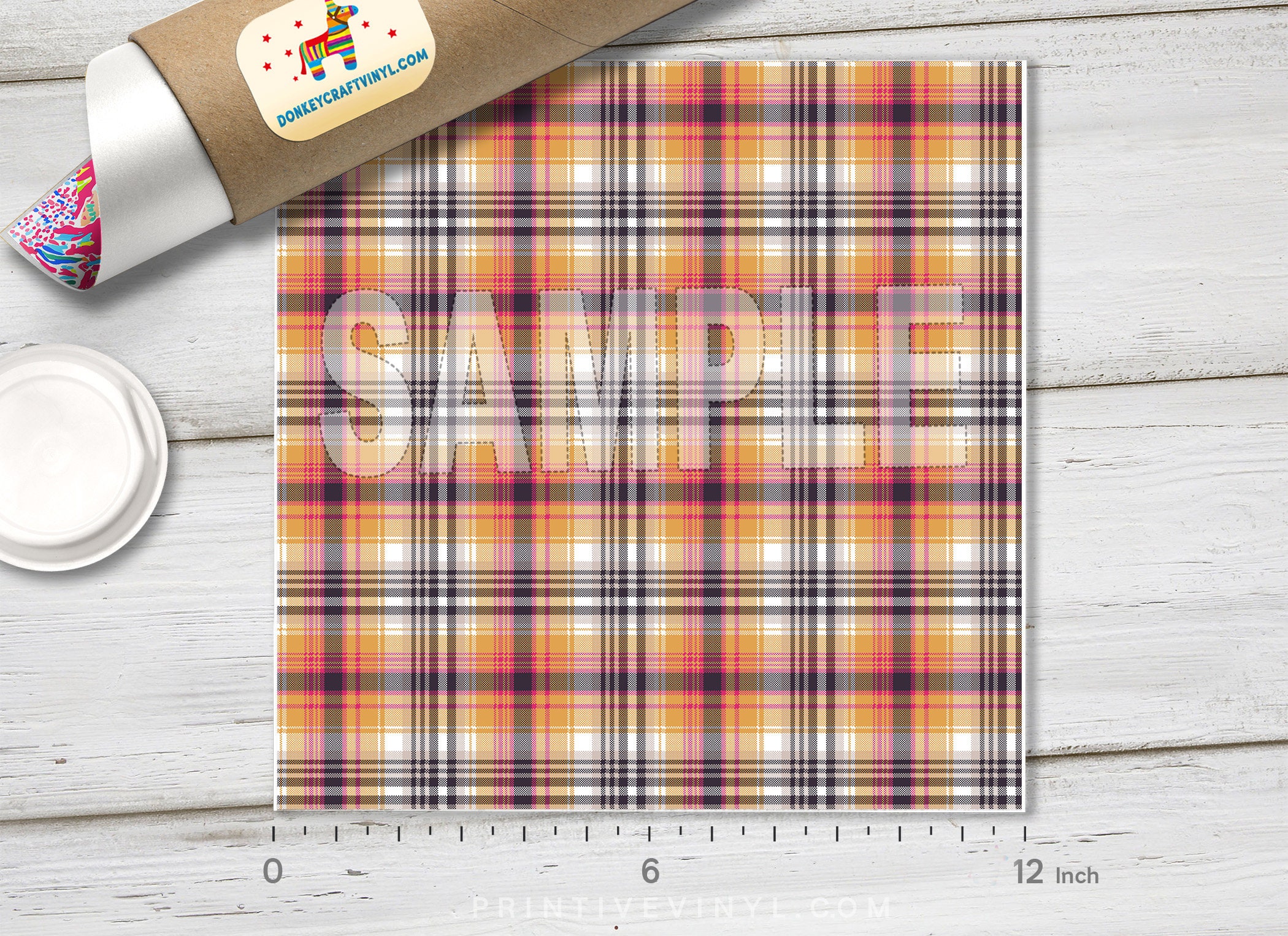 Retro Plaid Printed HTV, Pattern HTV, Pattern Vinyl, Glitter HTV, Iron ...