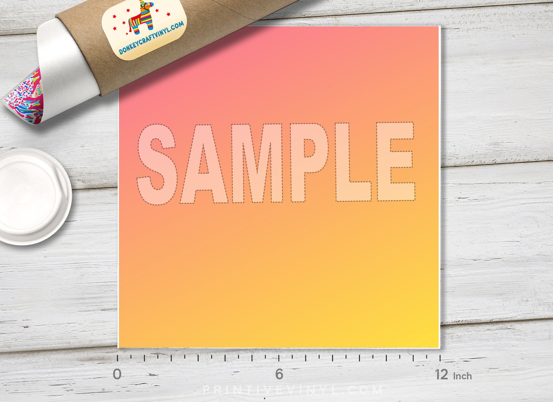 Patterned Vinyl | Soft Color Gradient Ombre Pattern Printed HTV, Iron ...