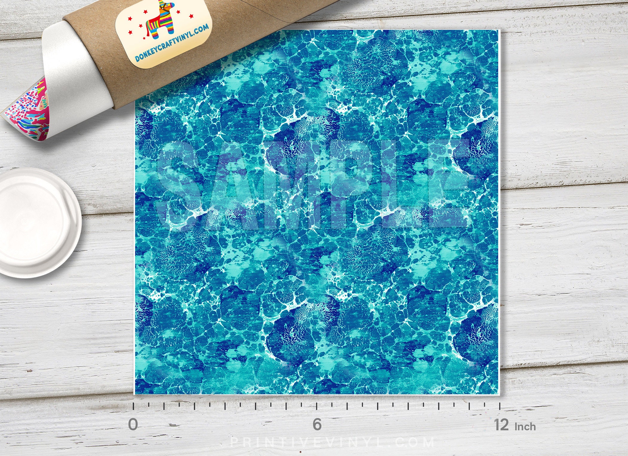 Abstract Blue Marble Printed HTV Pattern Vinyl Iron on - Etsy