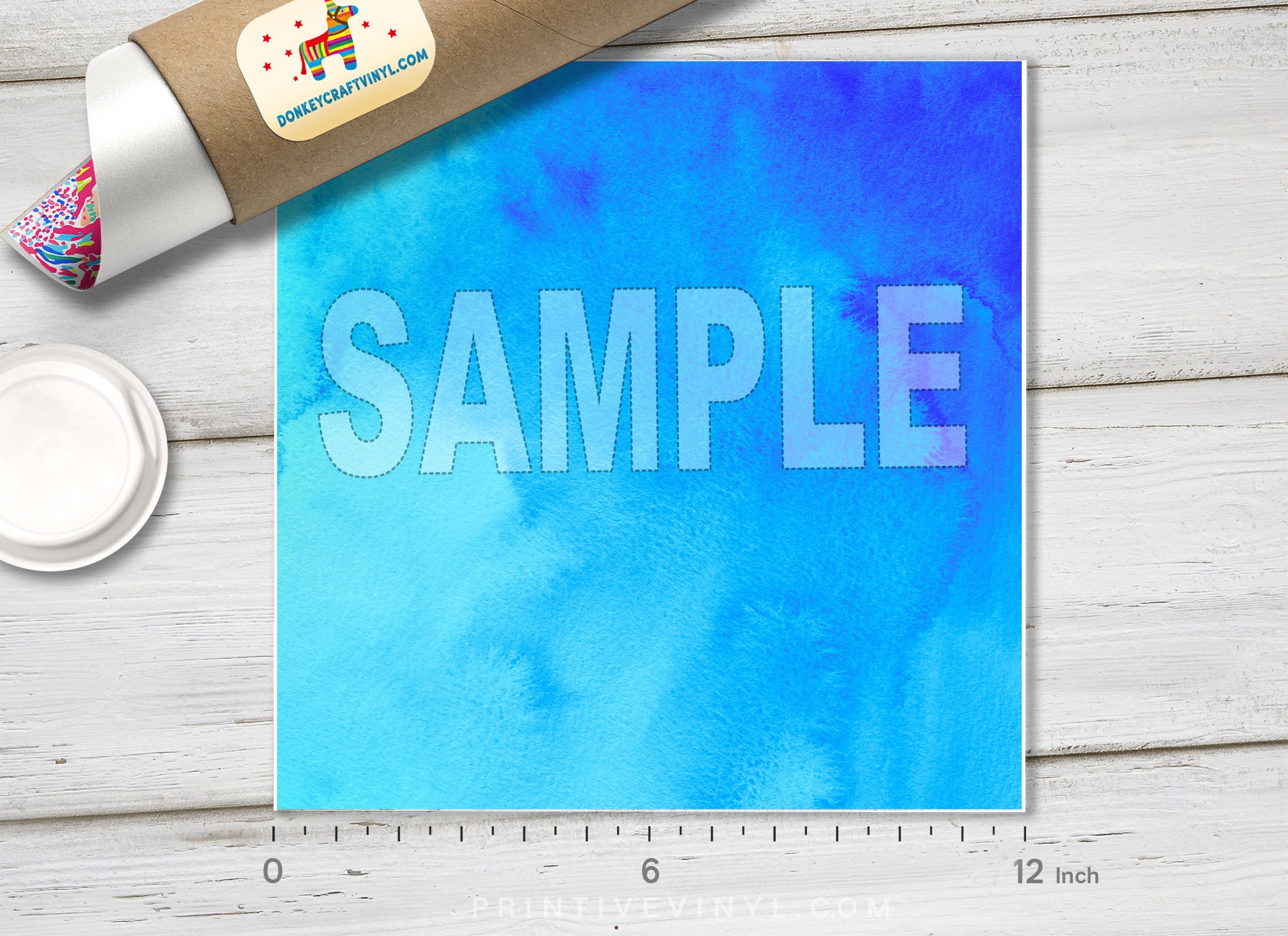 Patterned Vinyl Watercolor Ombre Pattern Printed HTV Iron - Etsy