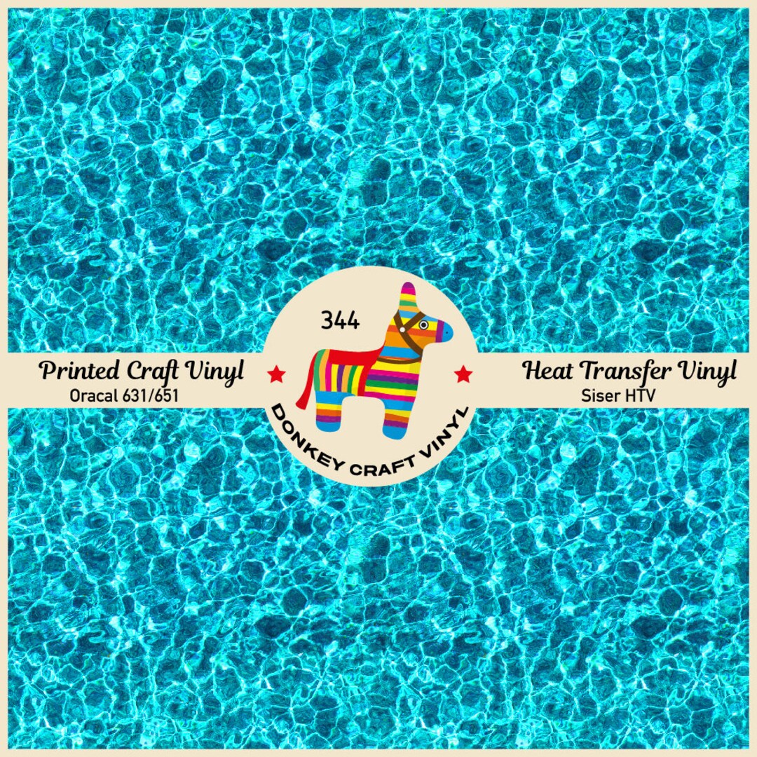 Water Ripples Printed HTV, Pattern Vinyl, Iron on Vinyl, Glitter HTV ...