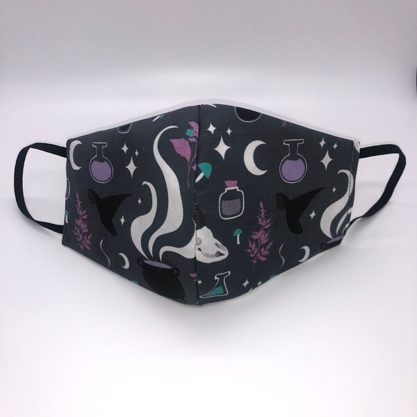 Witch Face Mask - Etsy
