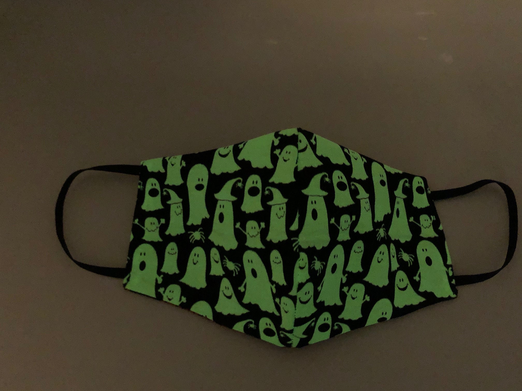 Glow in the Dark Mask Ghost Mask Ghost Face Mask Pumpkin - Etsy
