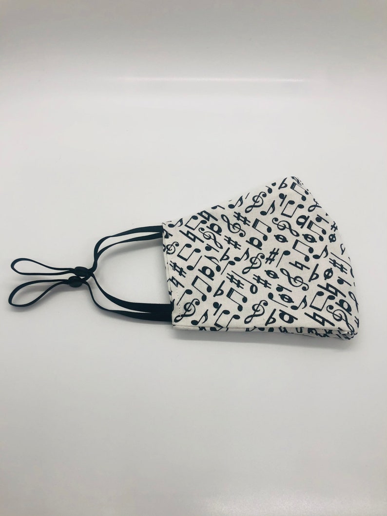 Piano Mask Music Notes Face Mask Piano Teacher Gift Black - Etsy