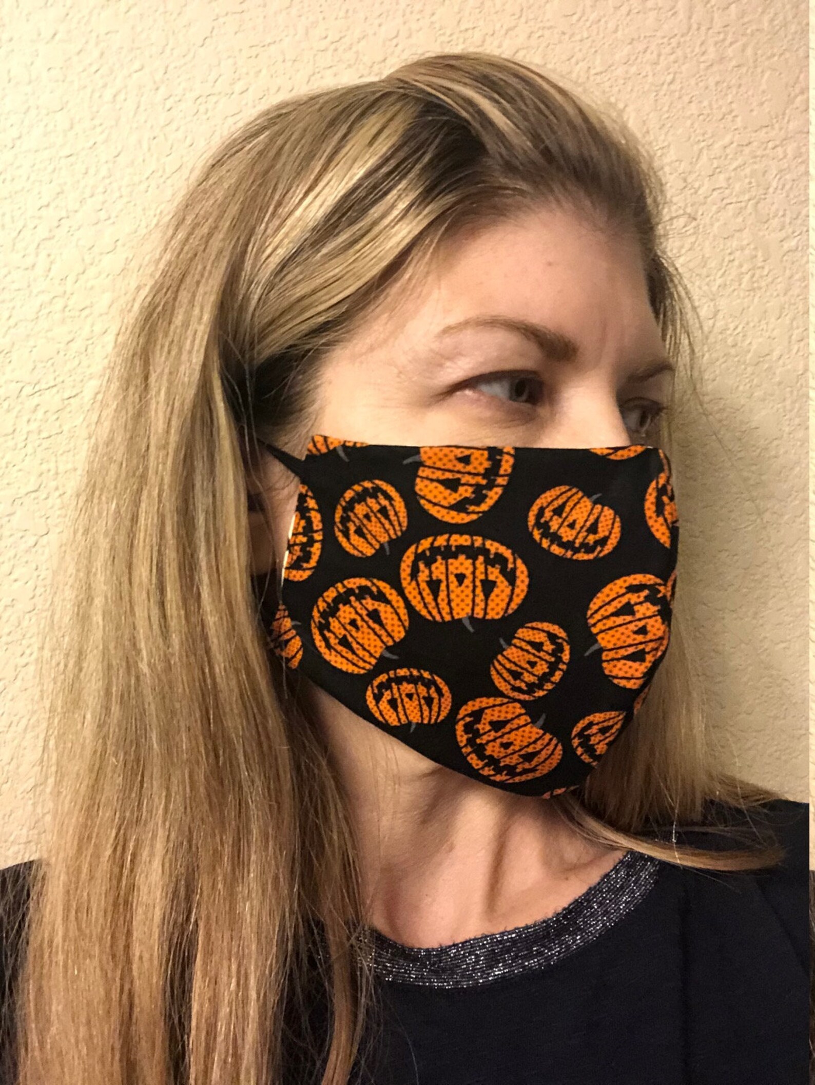 Glow in the dark mask ghost mask ghost face mask pumpkin | Etsy