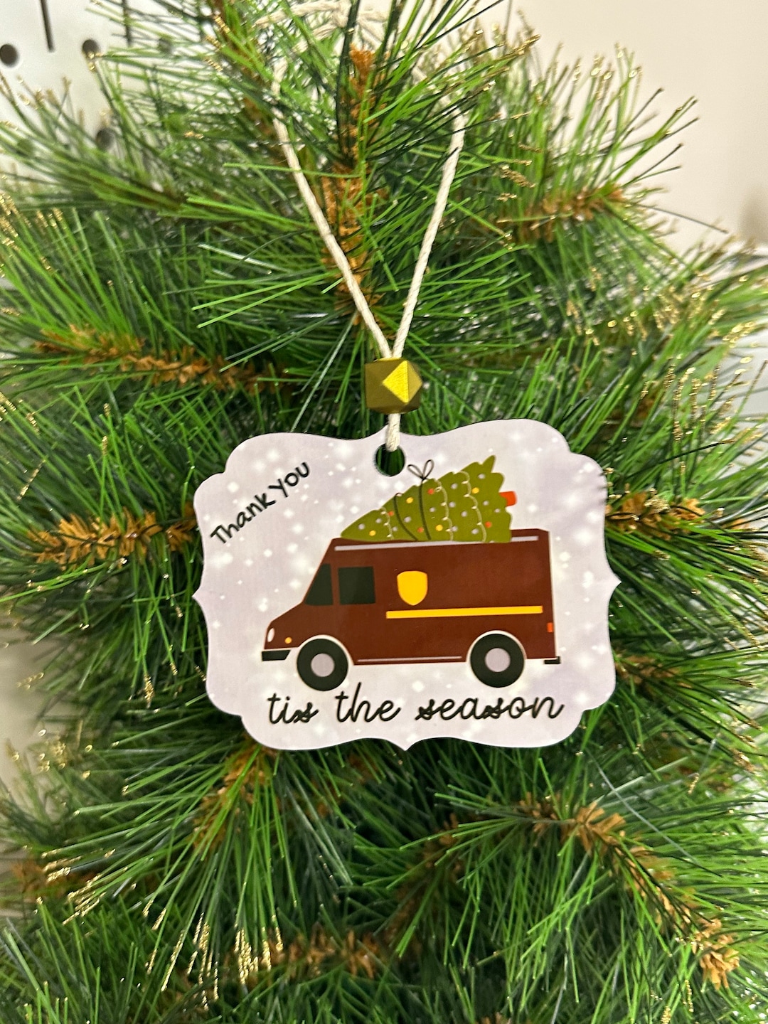 Delivery Driver Gift, Mail Carrier Gift, Truck Driver Ornament, Parcel ...