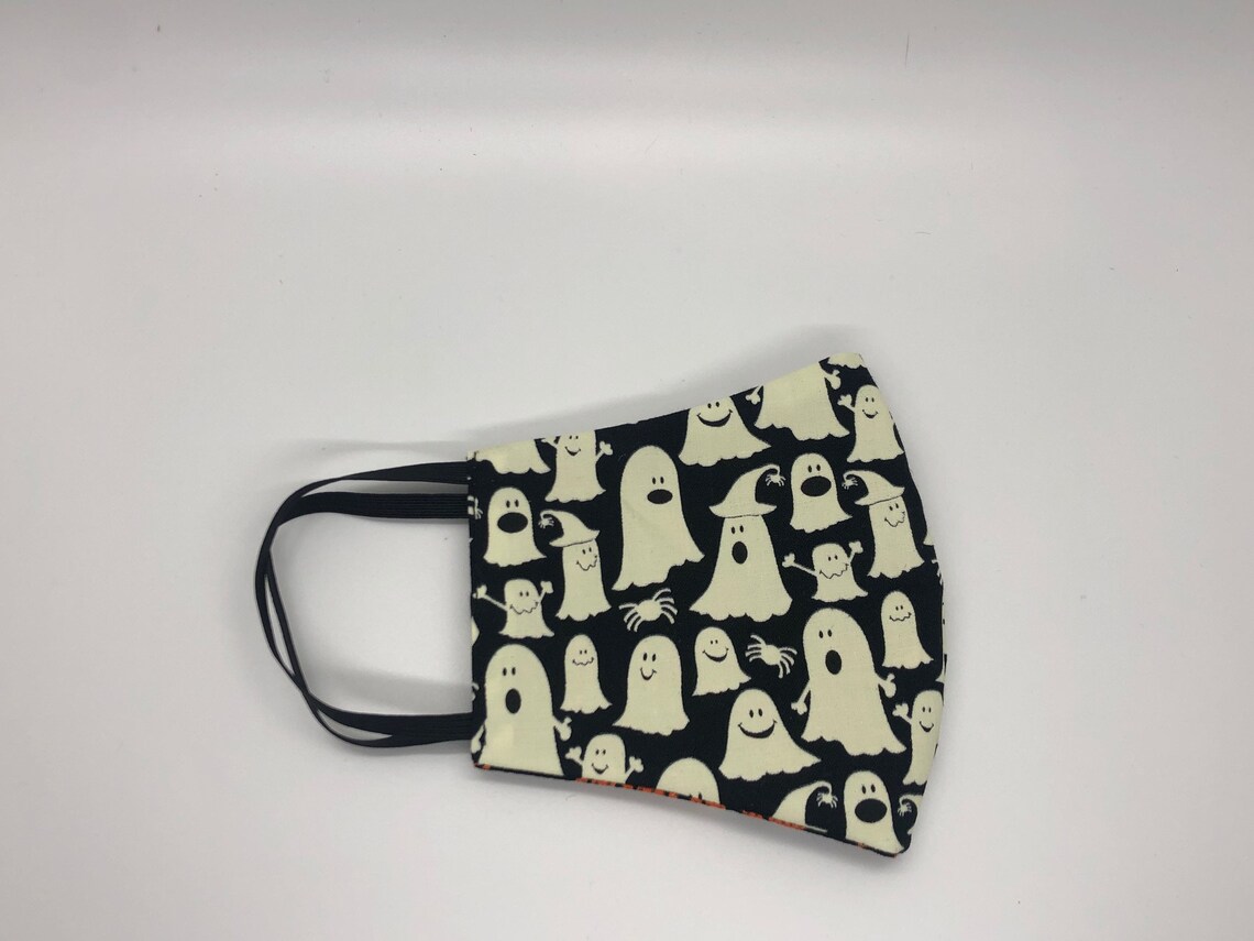 Glow in the Dark Mask Ghost Mask Ghost Face Mask Pumpkin - Etsy