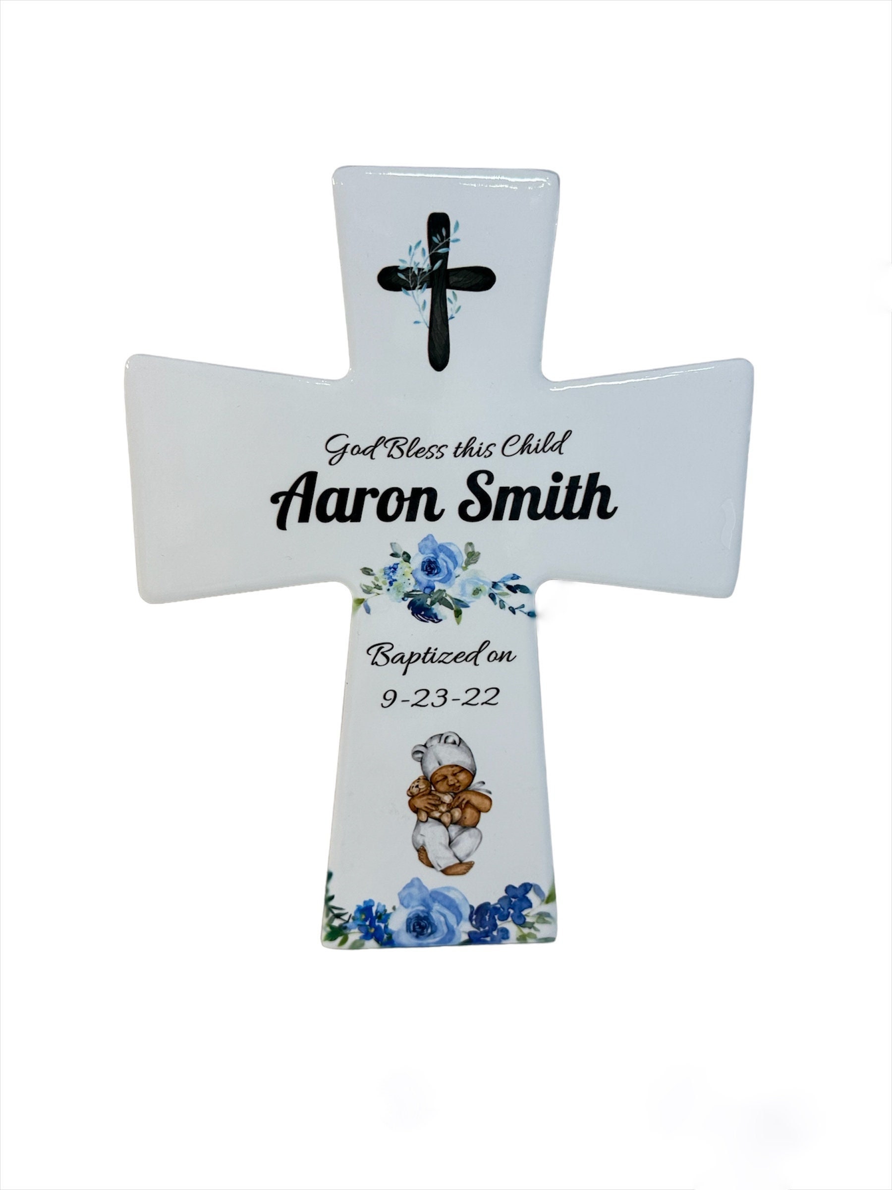 Baby Boy Baptism Cross