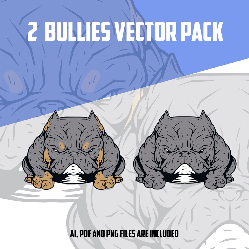 Art & Collectibles Digital Extreme Bully *VECTOR PACK-V* Drawing ...