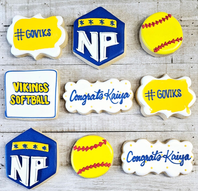 Signing Day Cookies, Senior Night Celebration, Sports, 1 Dozen - Etsy