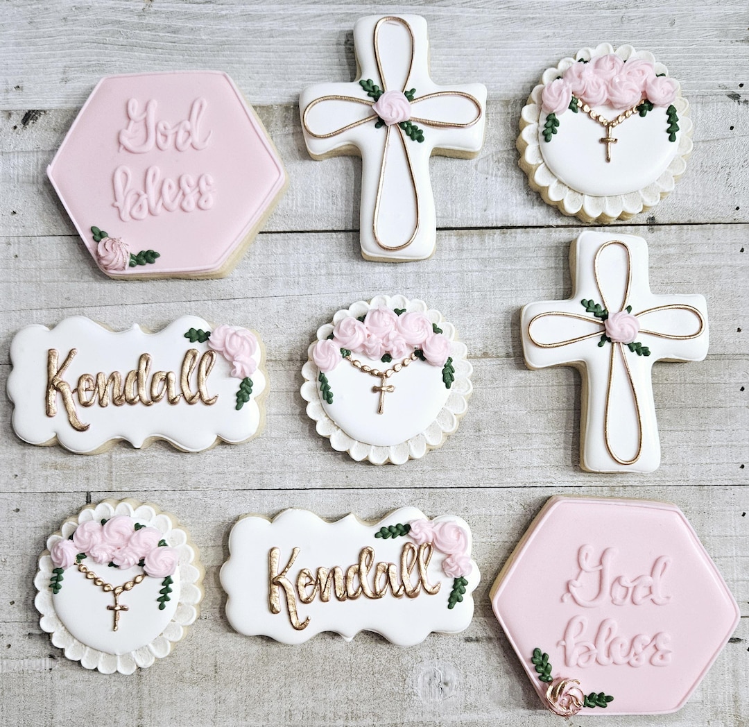 Communion Cookies, Baptism Cookies, Communion Celebration, Baptism ...