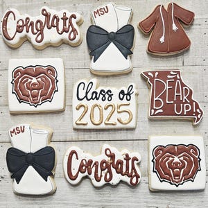 Graduation, Graduation Cookies, Class of 2025, Graduating Class of 2025 ...