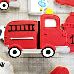 Sound the Alarm, Firefighter Cookies, Firetruck Cookies, Birthday ...