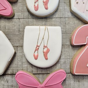 Personalized Ballerina Birthday Cookies, Two Two Cute Theme, Ballet ...