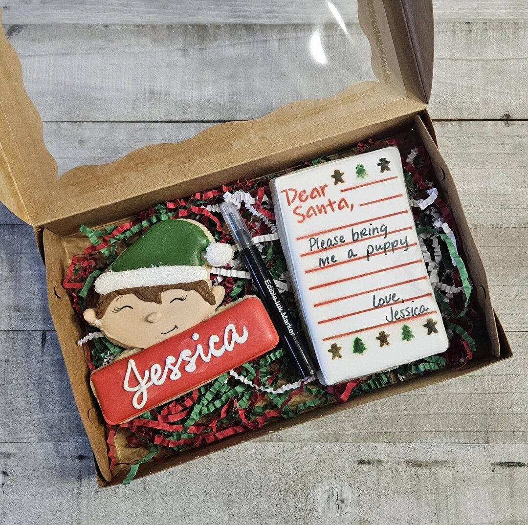 Elf Cookies, Elf on the Shelf, I'm Back Cookies, Dear Santa, Wish List ...