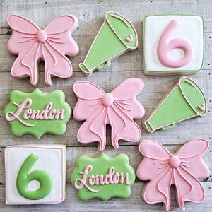 Cheerleading Cookies, Cheer, Senior Night, Team Celebration ...