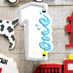 Sound the Alarm, Firefighter Cookies, Firetruck Cookies, Birthday ...