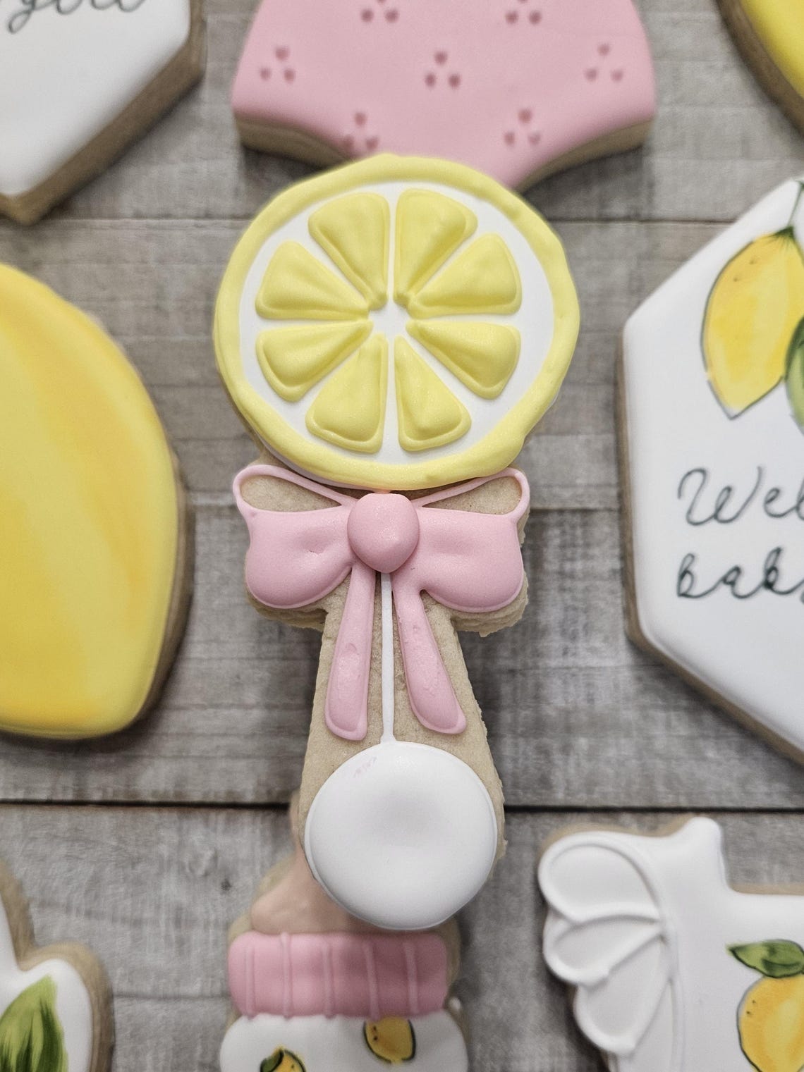 Lemons, Sweet One, A Little Sweet One on the Way, Hand Painted, Citrus ...