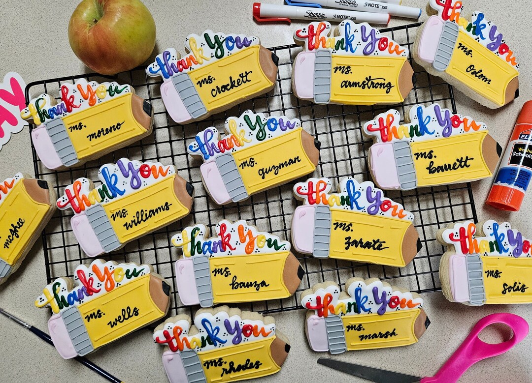 Teacher Cookies, Teacher Appreciation, Back to School, and of the Year ...