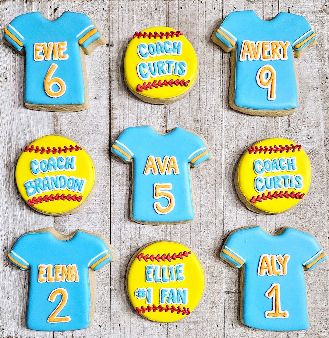 Softball Cookies, Game Day Cookies, Senior Night, Softball Playoffs ...