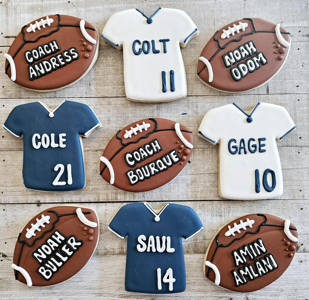 Football Cookies, Super Bowl,college Football, Senior Night, Football ...
