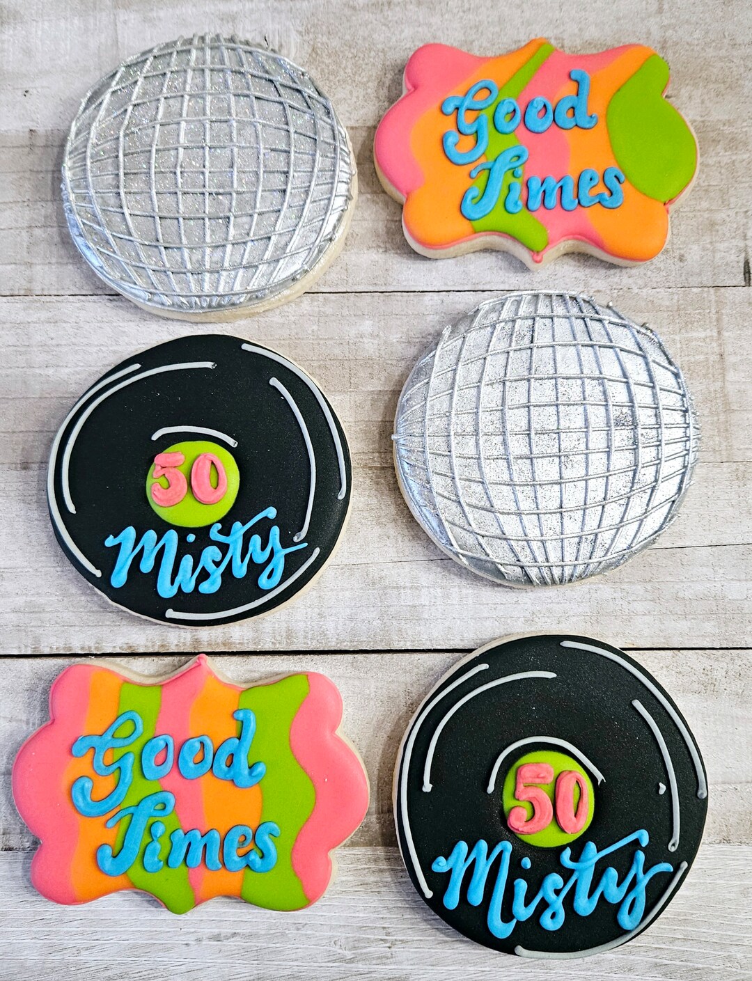 Decades Cookies, 50s Theme, 60s Theme, 70s Theme, 80s Theme, 90s Theme ...
