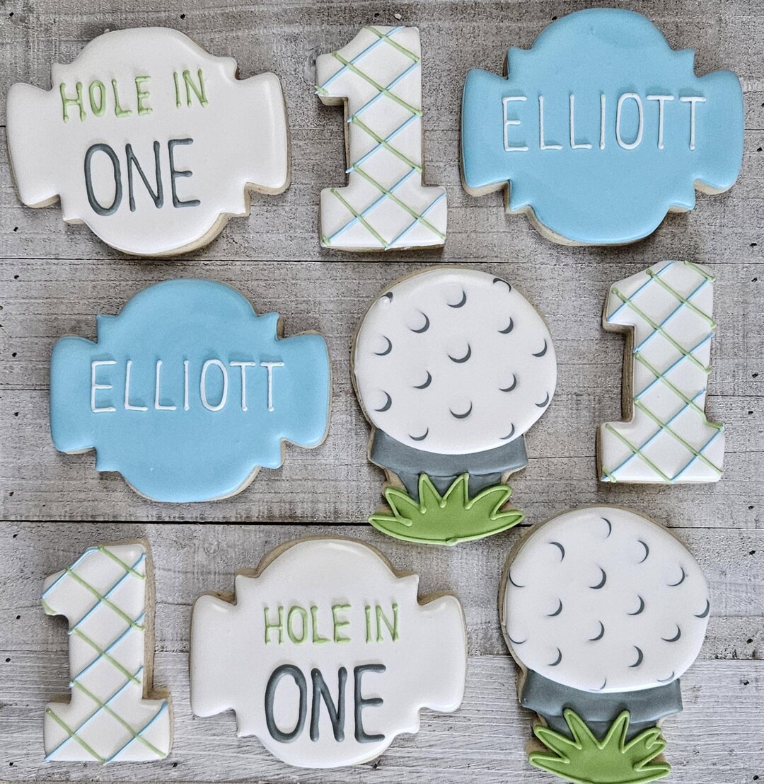 Golf Cookies, Hole in One, Golf 1st Birthday, Golf Party, Golf ...