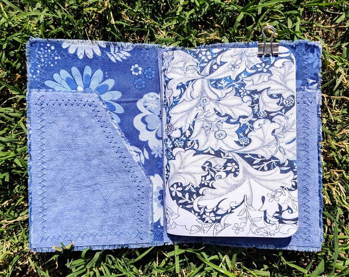 Blue Passport Size Traveler's Notebook Cover & Insert - Etsy