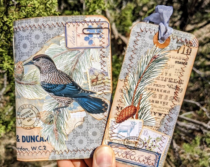Passport Size Traveler's Notebook Insert- Pine Branches - Etsy