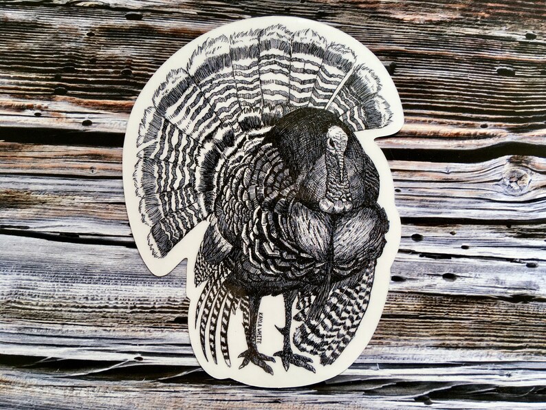 Turkey Vinyl Sticker Set 5 Stickers - Etsy