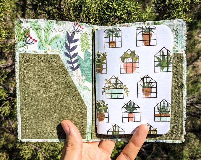 Green Passport Size Traveler's Notebook Cover & Insert - Etsy