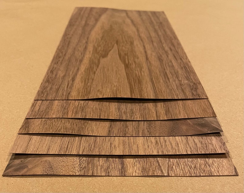 Walnut Wood Craft Sheets. 5 Count. 12L X 6W - Etsy