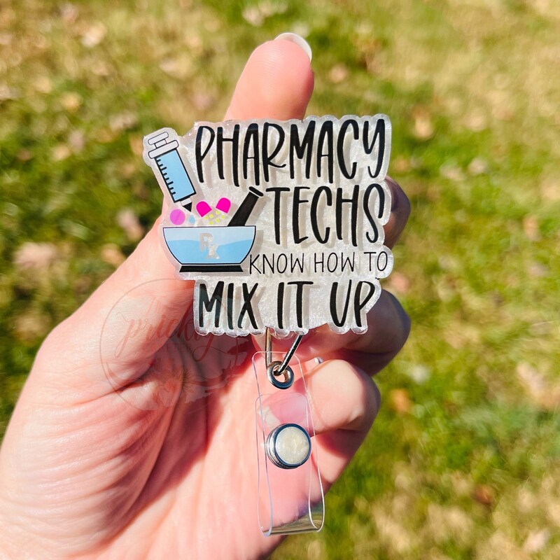 Pharmacy Tech Badge - Etsy