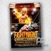 Fight Night Invitation Boxing Invitation Wrestling - Etsy